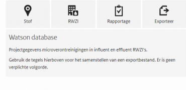 Watson database | Emissieregistratie